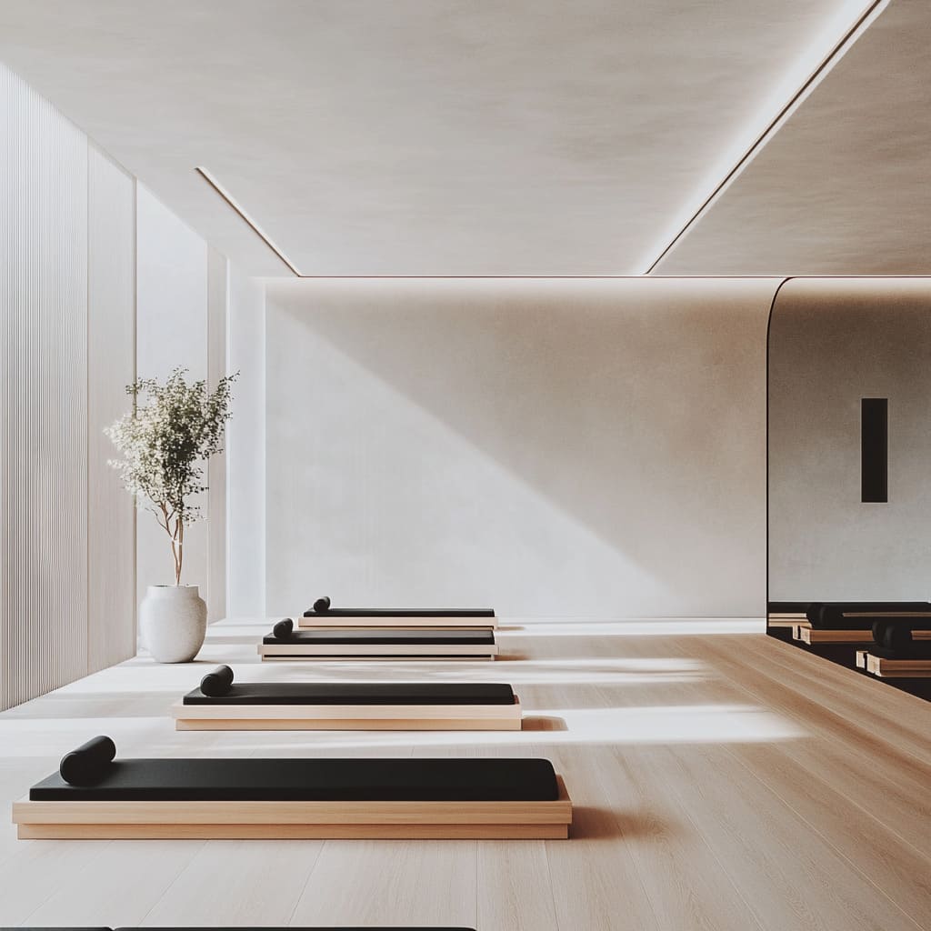 Moder Pilates Studio Interior Design in Dubai by Amitis UAE